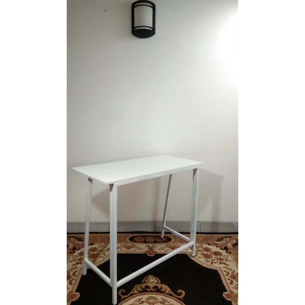 Jual Meja Portable Kerja Kayu Computer Kantor Besi Minimalis Modern ...