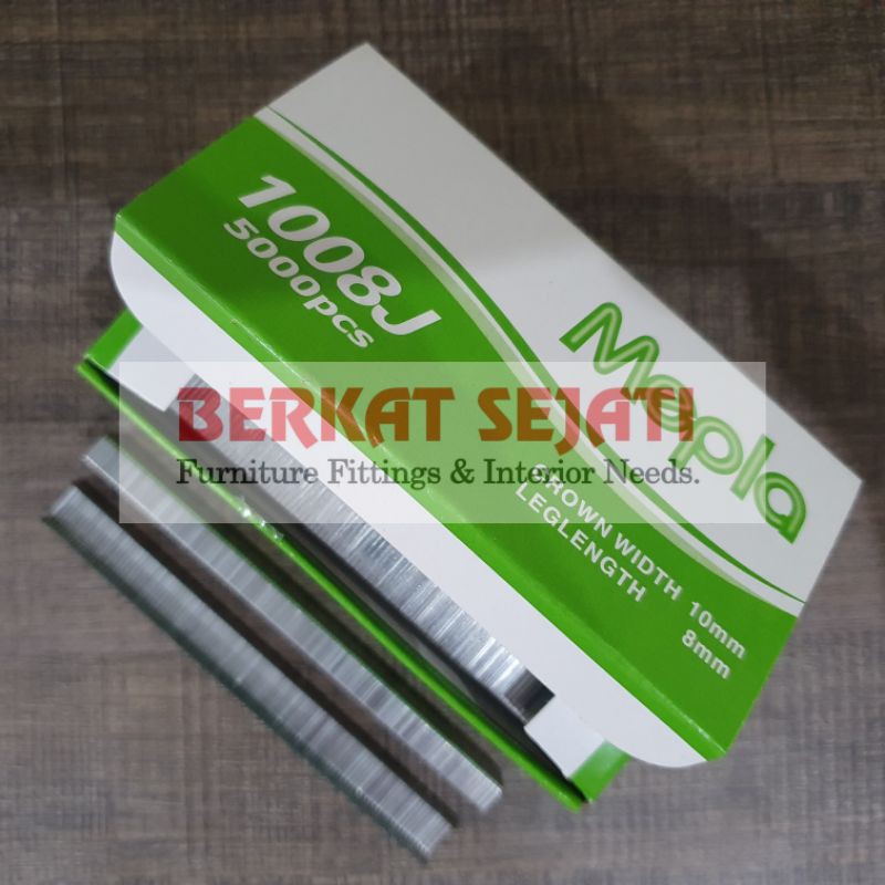 Jual 5000 PCS Isi Staples Tembak Angin 1008J / 1008 J / 8 MM / 8MM ...