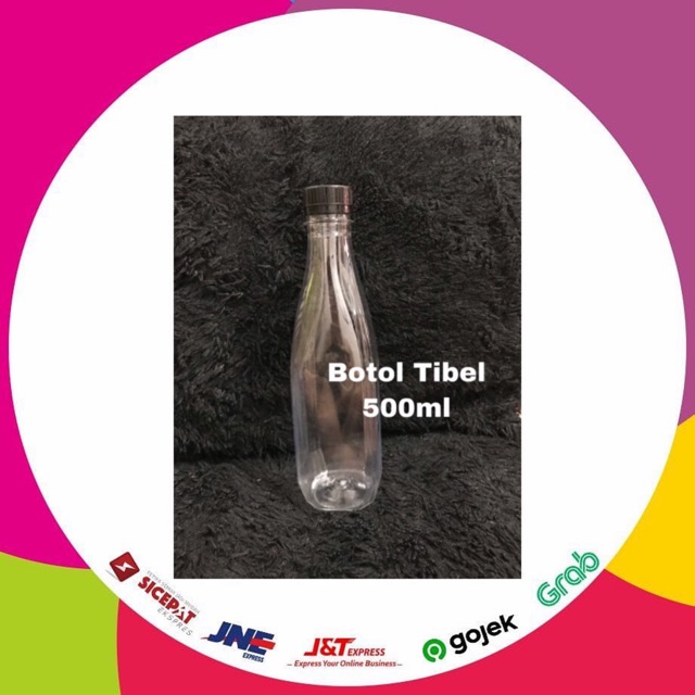 Jual BOTOL 500ML BOTOL TIBET 500ml ISI 50BOTOL+TUTUP GRATIS PACKING DUS ...