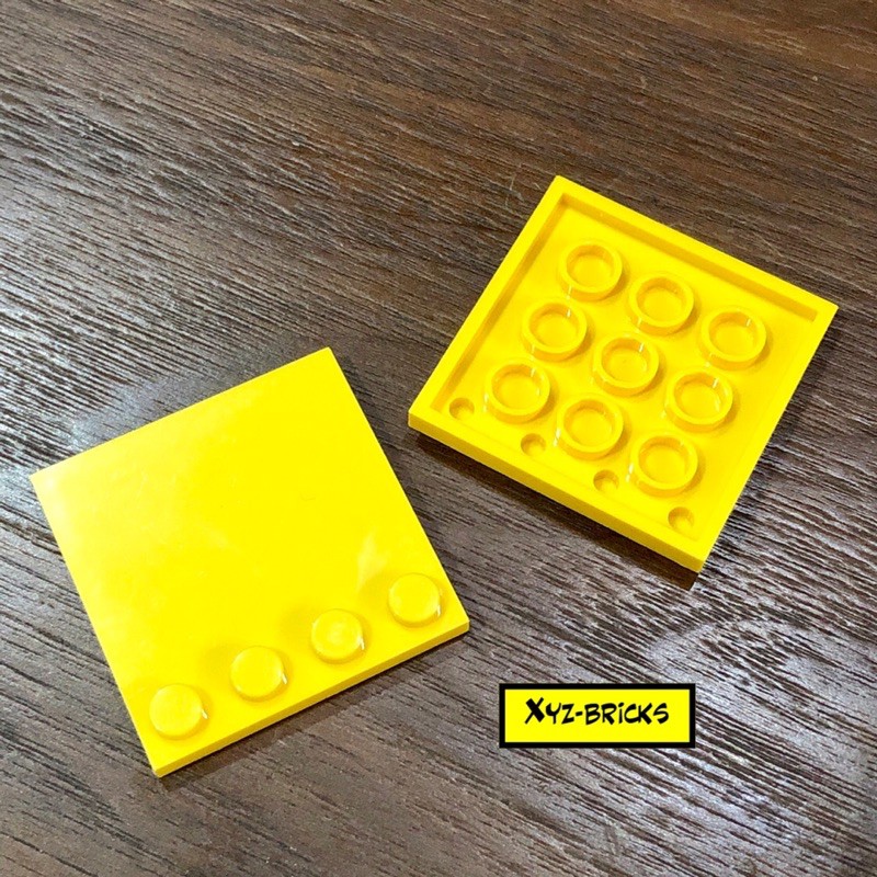 Jual LEGO PARTS 4525895 - Plate 4x4 with 4 Knobs Bright Yellow | Shopee ...
