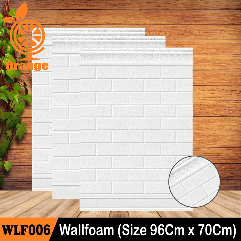 Jual Wallpaper 3D Wallfoam WF001 Kayu Klasik Emboss Panel Foam Peredam ...