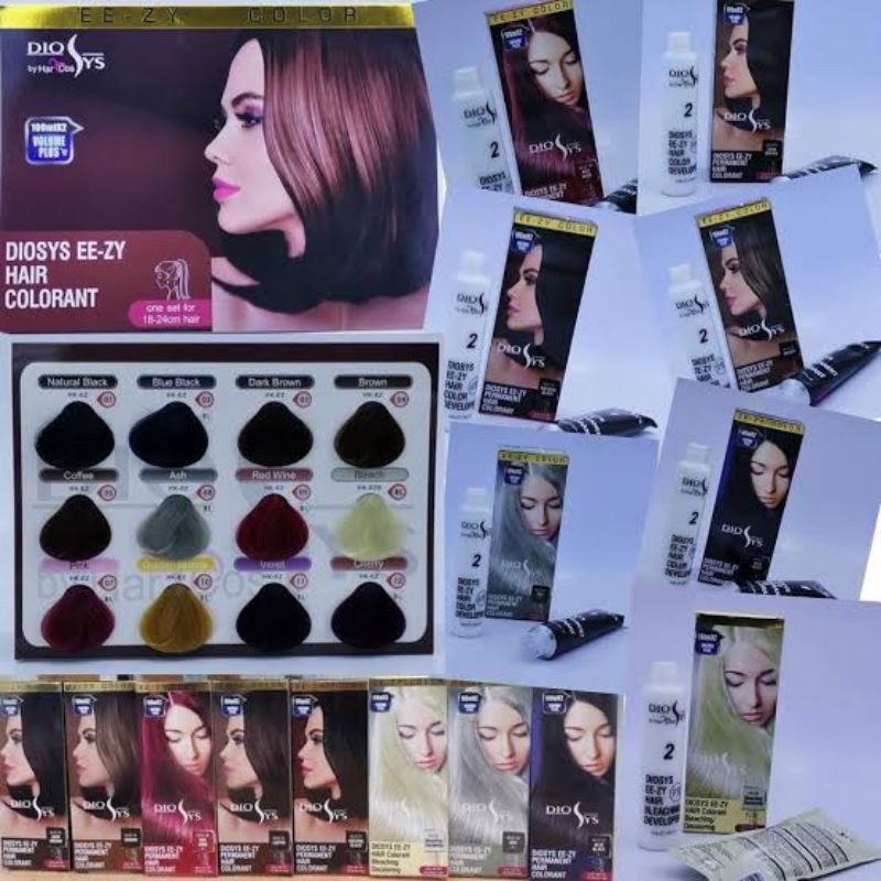 Jual Semir Diosys EE-ZY Permanent Hair Colorant100ml | Shopee Indonesia