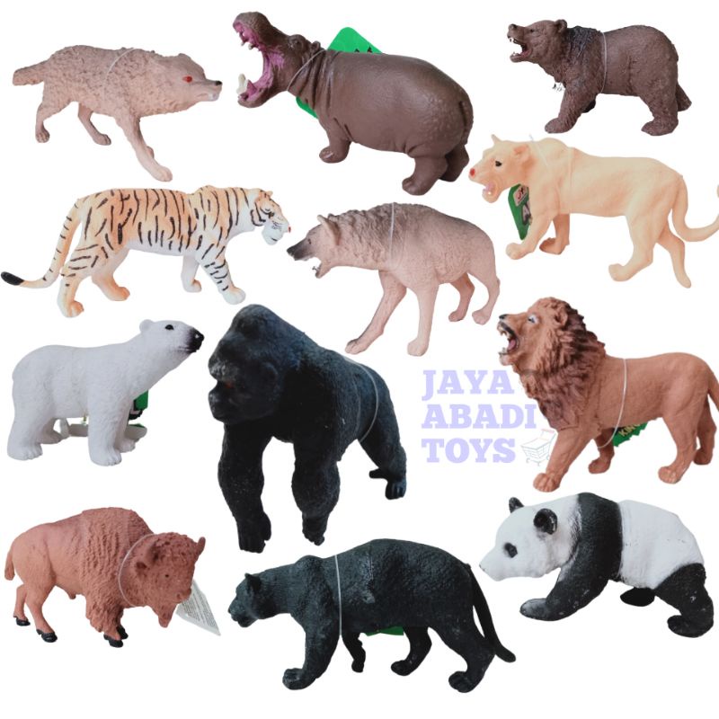 Jual Mainan Hewan Hewan Animal wild jual per biji 16088 | Shopee Indonesia