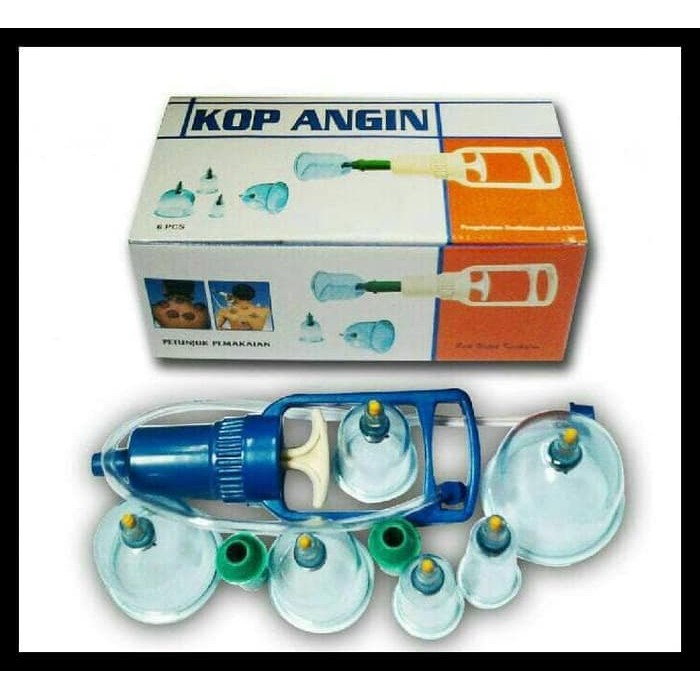 Jual Alat Kesehatan Vakum Kop Angin Bekam isi 6 Tabung Vacuum Vakum ...