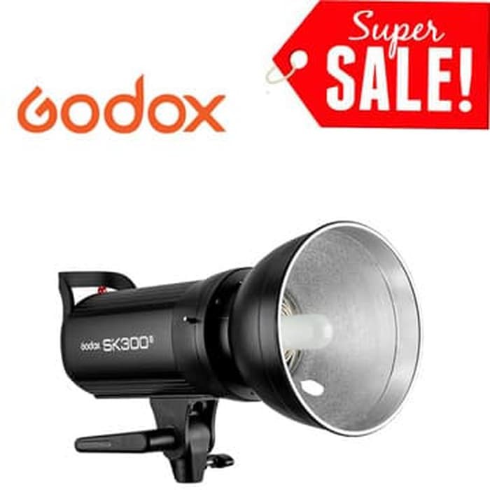 Jual GODOX SK300 II Professional Studio Strobe Power 5600K 300WS ...