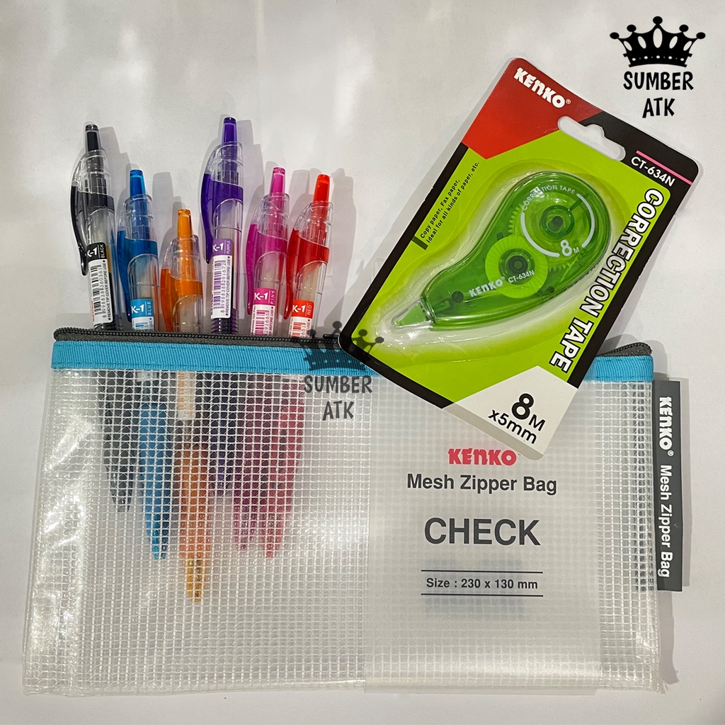 Jual PAKET Gel Pen K-1 ATK SET - SUMBER ATK | Shopee Indonesia
