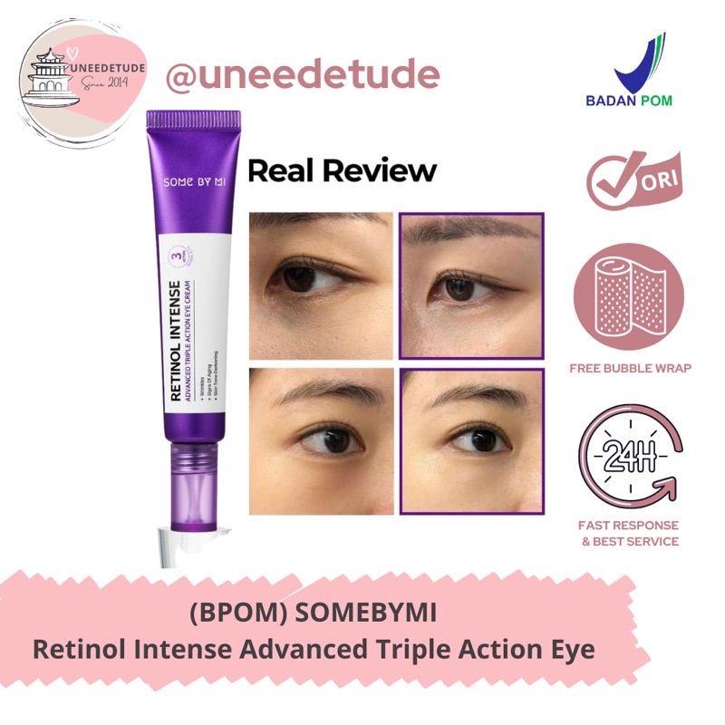 Jual (BPOM) SOMEBYMI Retinol Intense Advanced Triple Action Eye Cream ...