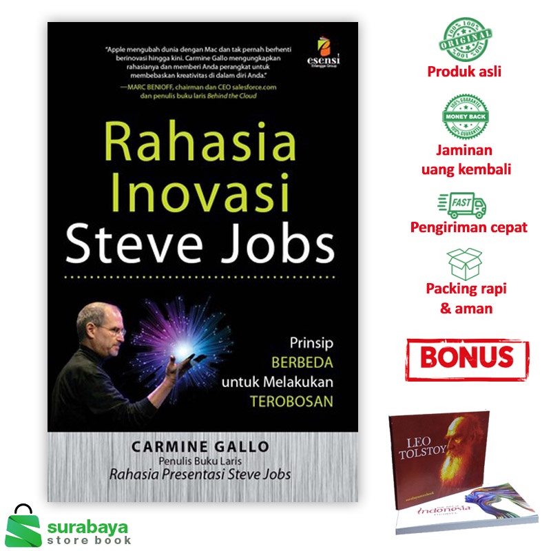 Jual Buku Rahasia Inovasi Steve Jobs - Carmine Gallo | Shopee Indonesia