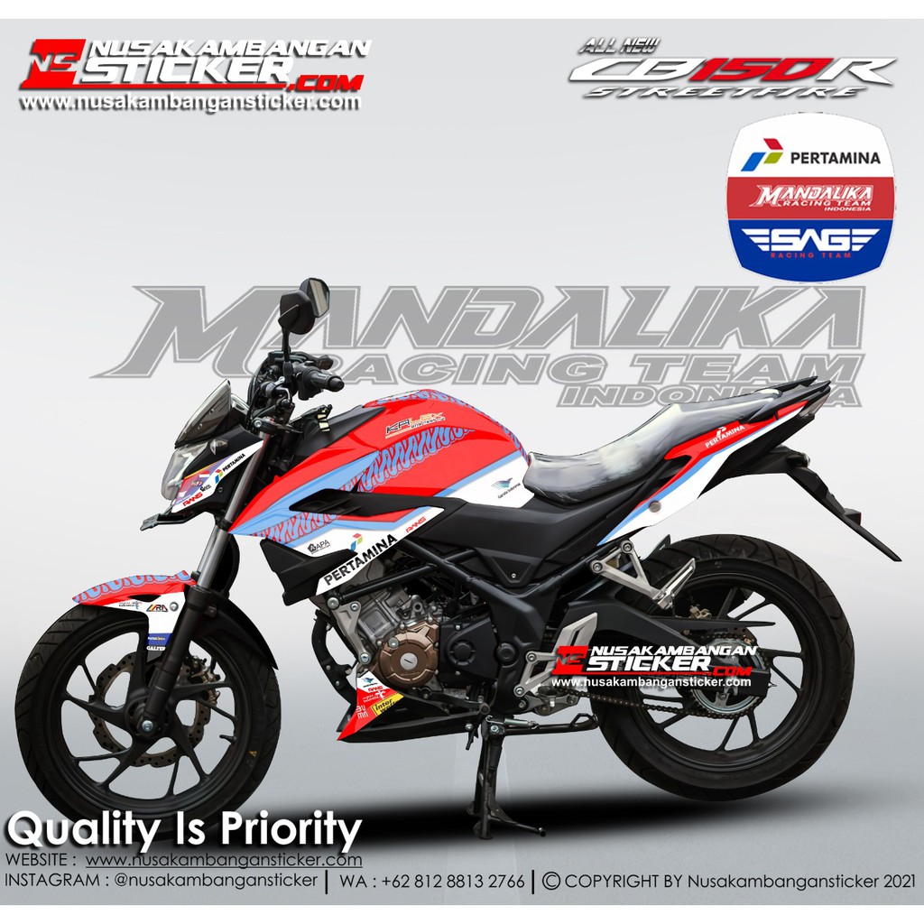 Jual Stiker CB 150R MANDALIKA MERAH | Shopee Indonesia