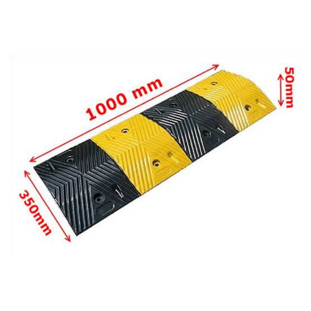 Jual Speed Bump Rubber 1 M / Polisi Tidur Karet 1M / Rubber Speed Hump ...