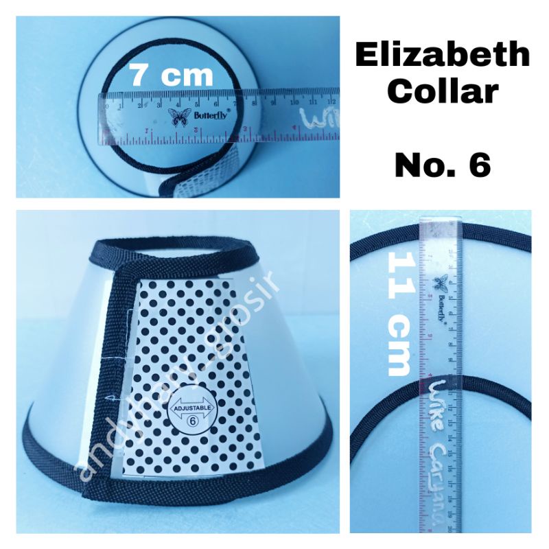Jual Elizabeth Collar No. 6 Pet Protection Corong Anjing Kucing No 6 ...