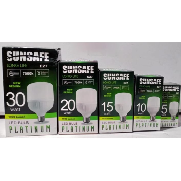 Jual Lampu Sunsafe / Led SUNSAFE platinum by Luby 5w 10W 15W 20W ...