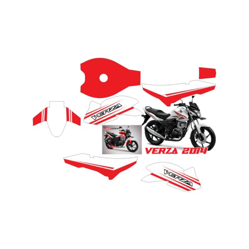 Jual Decal Sticker Verza 2014 Fullbody Dekal Stiker Verza Costum Desain ...