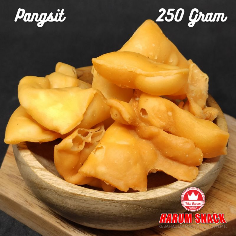 Jual PANGSIT 250 Gram [Harum Snack Official] GURIH HARUM SNACK KILOAN ...