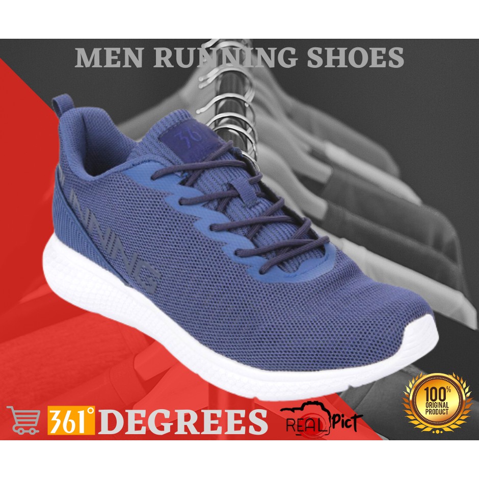 Jual Sepatu Sneaker Pria Olahraga Running Casual 361 Degrees Men ...