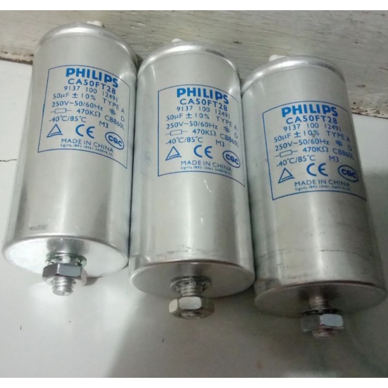 Jual Philips Kapasitor / Capasitor 50 MF Untuk Lampu 1000 Watt | Shopee ...