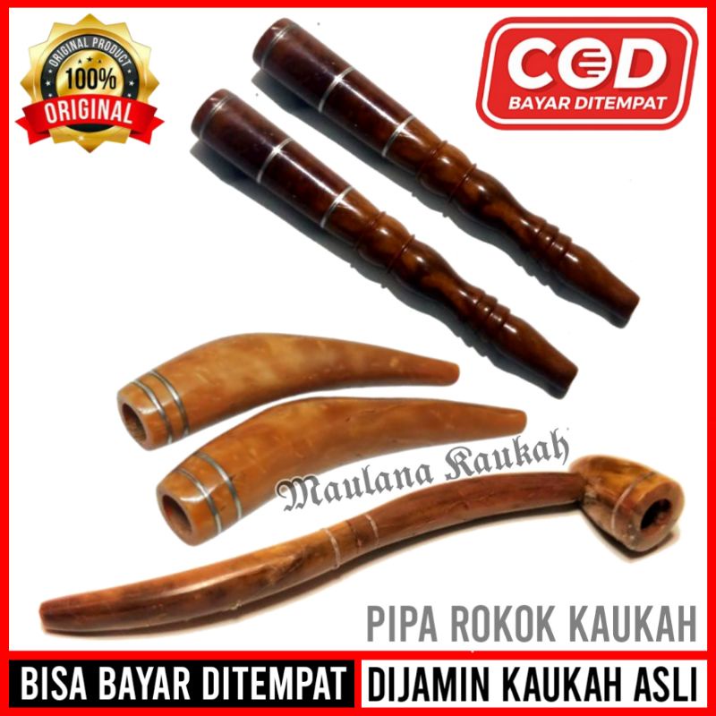 Jual Pipa Rokok Kayu Kokka Kaokah Kaukah Ukir Timah Asli Original Murah ...