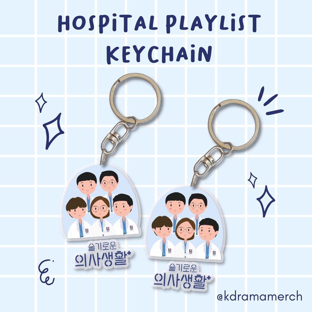 Jual HOSPITAL PLAYLIST KEYCHAIN DRAMA KOREA / DRAKOR / DRAMA KOREA ...