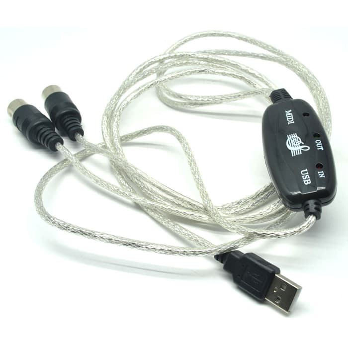 Jual Kabel Konverter PC ke Keyboard USB MIDI 5-Pin | Shopee Indonesia