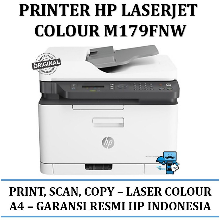 Jual Printer Colour HP Laserjet M179FNW (Print, Scan, Copy) | Shopee ...