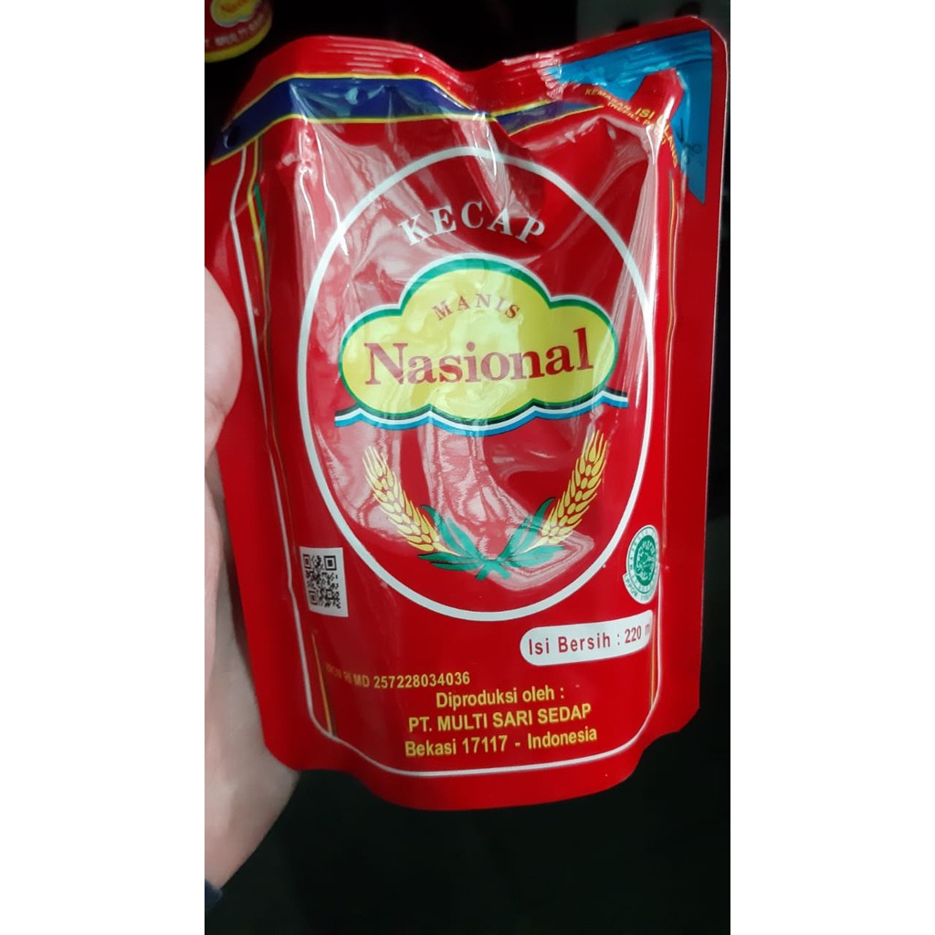 Jual Kecap Nasional Kemasan Refill 220 ml Pouch | Shopee Indonesia