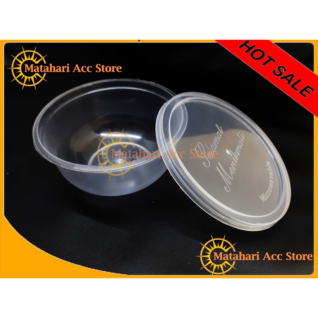 Jual THINWALL MANGKUK BULAT 400ML - MANGKOK MAKAN PLASTIK - ISI 25PCS | Shopee Indonesia