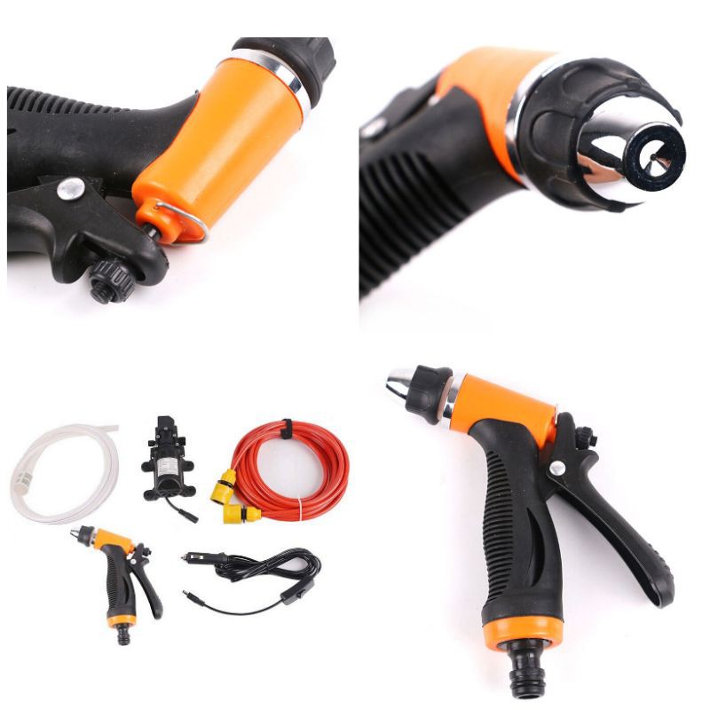 Jual Paket Bundling Cuci Mobil Water Pump Sprayer Pompa Air 12V 65W ...
