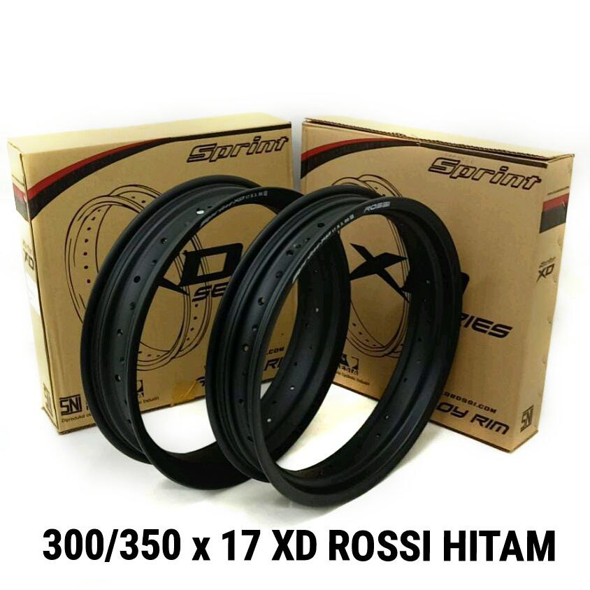 Jual VELG RIM 250-17 , 300-17 XD, 350-17 SPRINT ROSSI WARNA HITAM HOLE ...