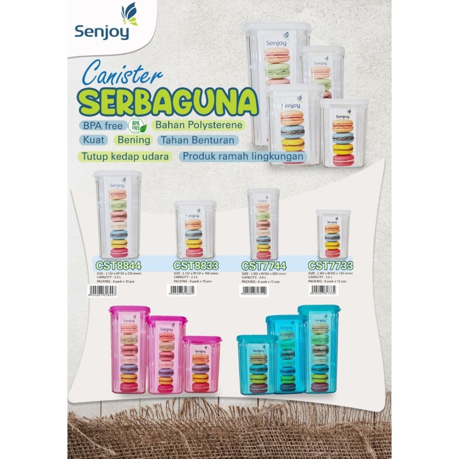 Jual 4 PCS Toples Serbaguna 1.5 L Multipurpose Container (CST 7733 ...