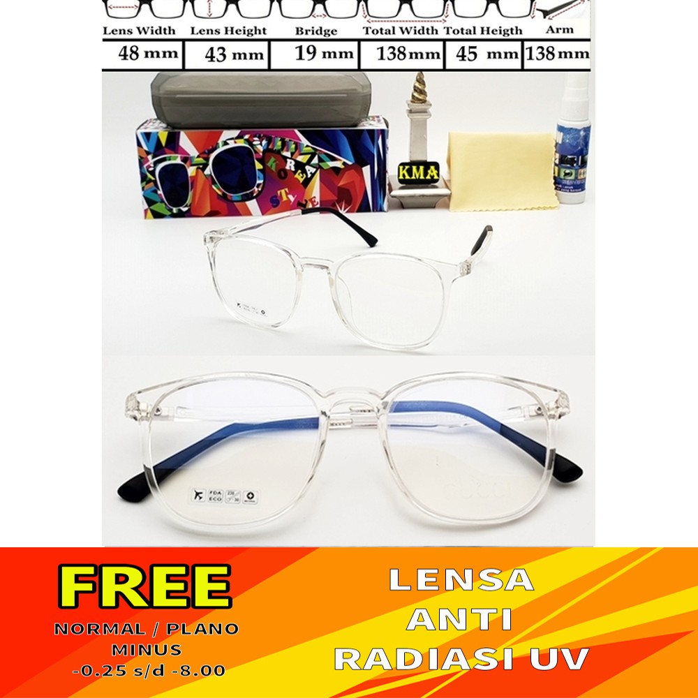 Jual kacamata minus FRAME kacamata korea frame kacamata elastis ...
