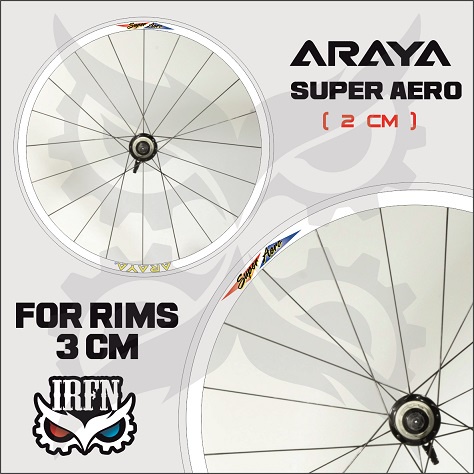 Jual Stiker Decal Rims Araya Super Aero | Shopee Indonesia