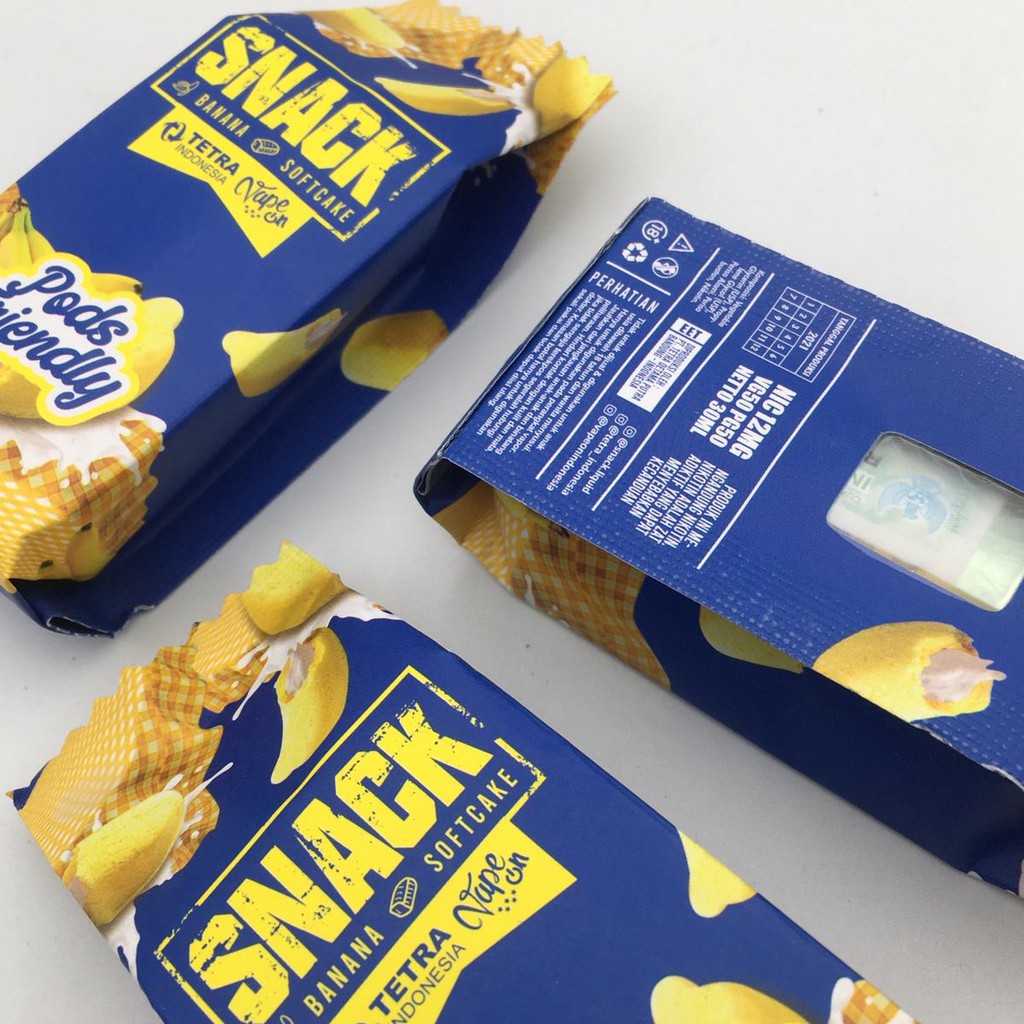 Jual Liquid Snack V2 Banana Softcake Pods Friendly 30ML | Shopee Indonesia