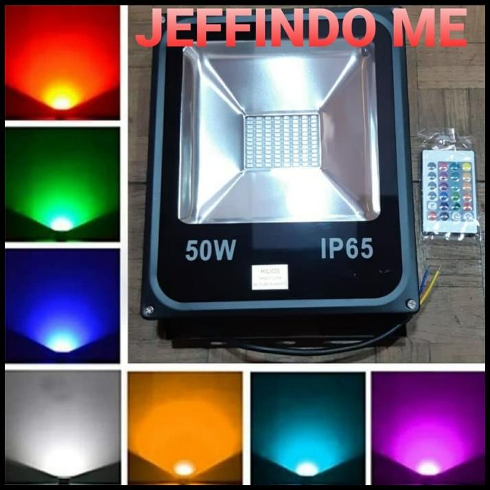 Jual Lampu Sorot Led Smd 50 Watt Rgb/ Lampu Tembak 50W Flood Light Rgb | Shopee Indonesia
