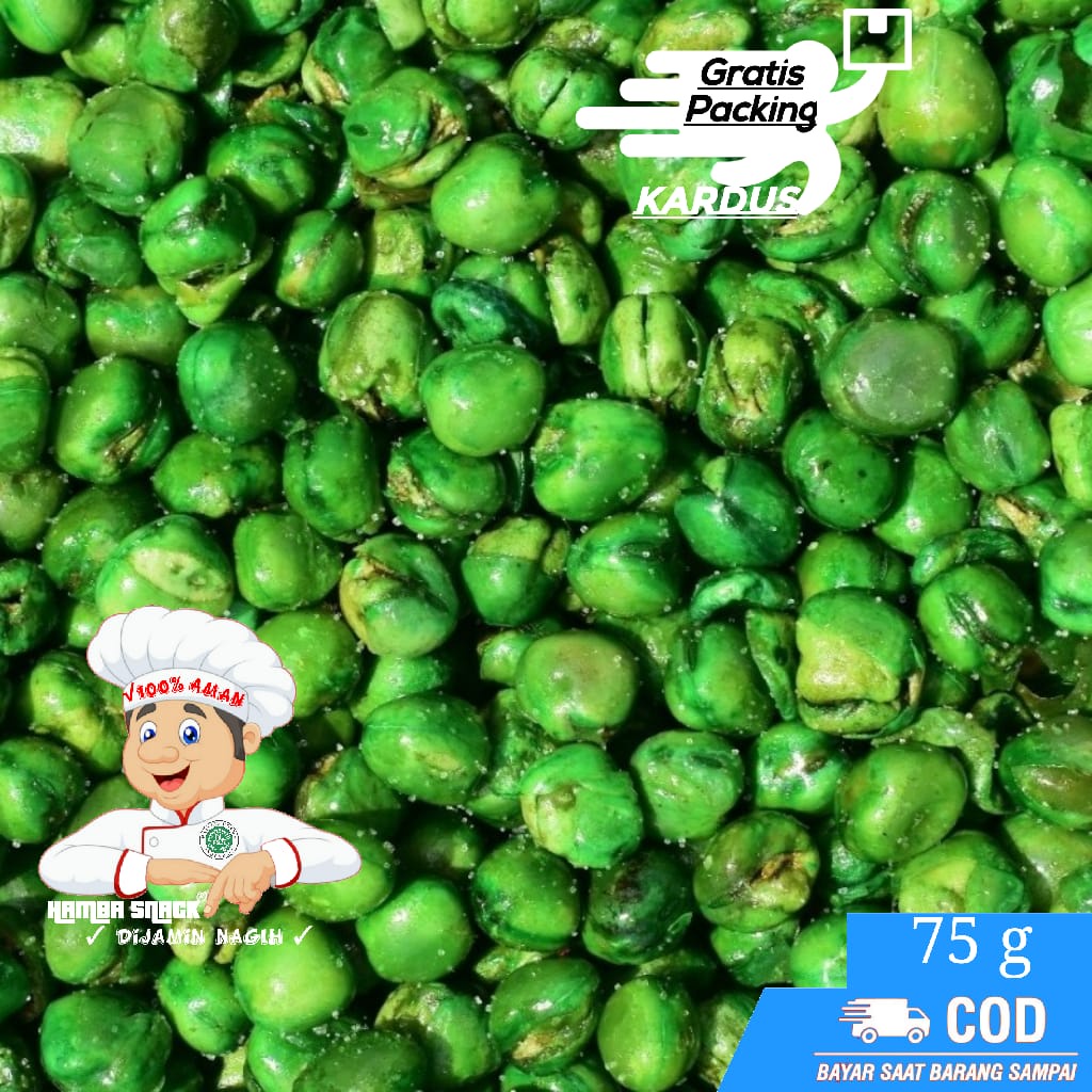 Jual KACANG POLONG 75g RENYAH - DIJAMIN NAGIH JADI TEMAN NGEMIL ...