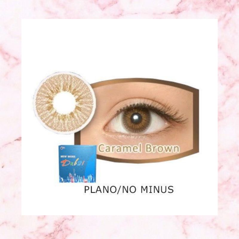 Jual [ BROWN SERIES ] softlens COKLAT dubai jamilla ocre brown x2 ...