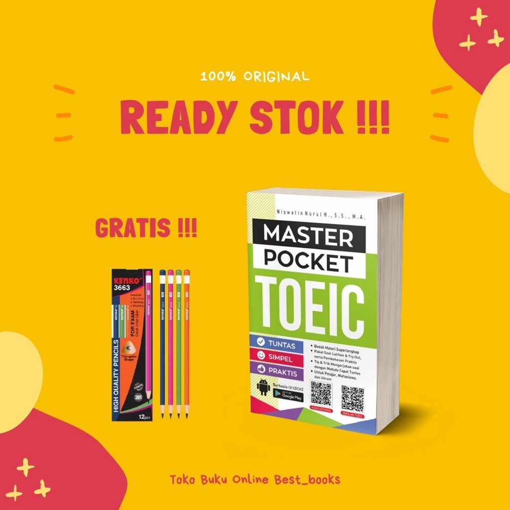 Jual BUKU MASTER POCKET TOEIC / BUKU POCKET TOEIC | Shopee Indonesia