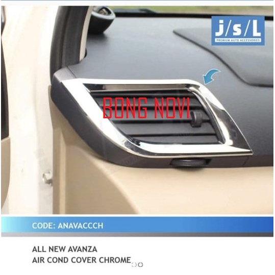 Jual GARNISH PANEL AC CHROME ALL NEW GRAND NEW GREAT NEW AVANZA XENIA ...