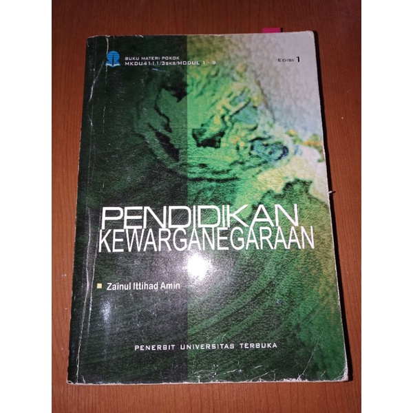 Jual BMP Modul Pendidikan Kewarganegaraan MKDU4111 Universitas Terbuka UT | Shopee Indonesia