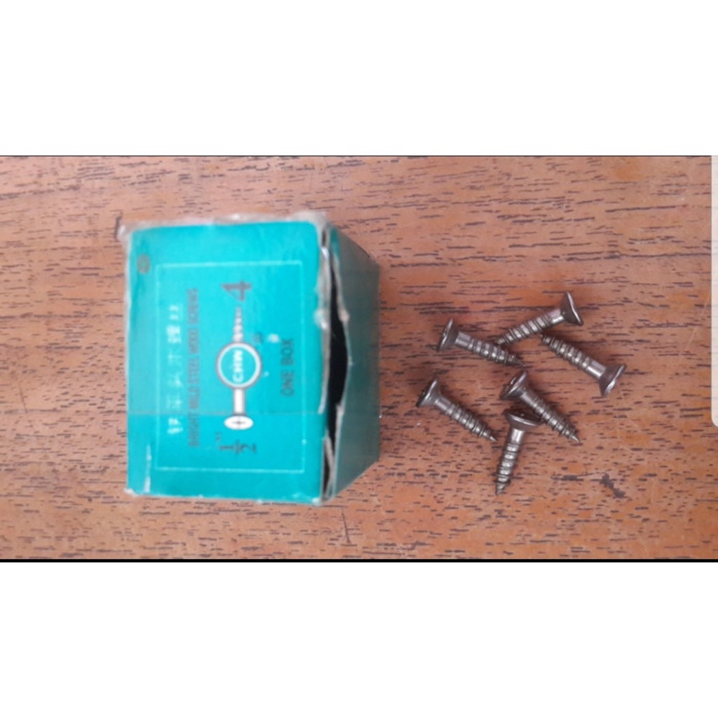 Jual Sekrup Skrup Kayu 1/2" inch/ 5/8"/ 3/4" 1 Dus /Screw Paku Ulir 1cm ...