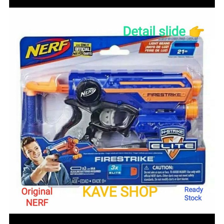Jual NERF Elite n Strike HASBRO : Firestrike - Original NERF -Light ...