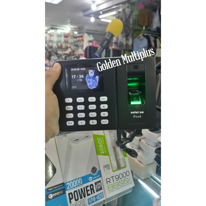 Jual Mesin Absensi Sidik Jari Finger Print USB Fingerprint Solution ...