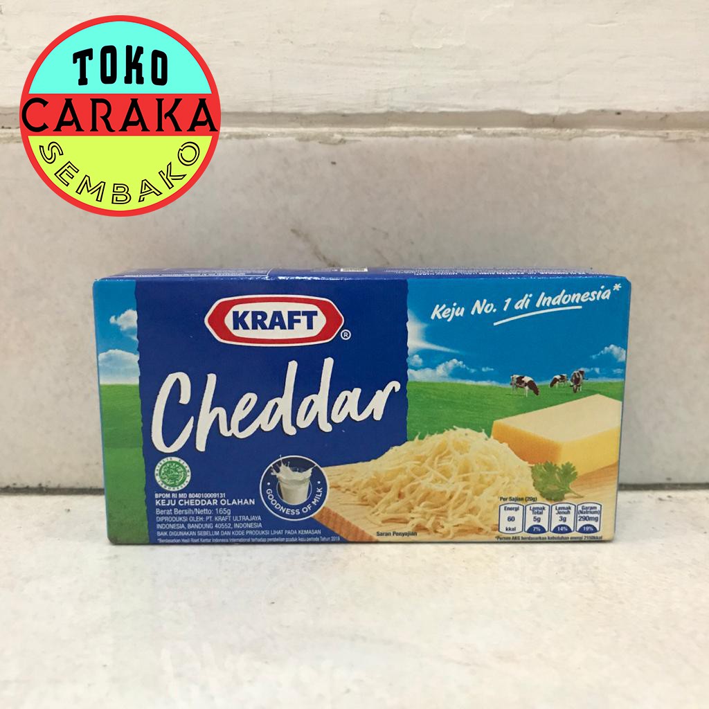 Jual Keju Craft Cheddar - Kraft - 160g | Shopee Indonesia
