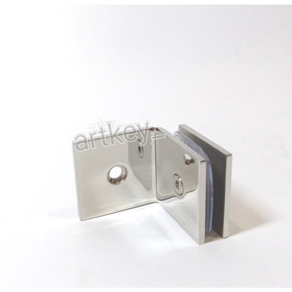 Jual Glass Clip Connector SUS 304 HIGH QUALITY/ Penjepit Kaca Tembok ...