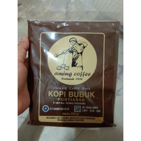 Jual Aming Coffee (200g) Kopi Aming / Kopi Legendaris / Kopi Bubuk ...
