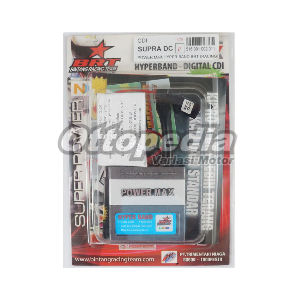 Jual CDI Racing BRT Supra Lama - Supra Fit - Revo 100 - Grand Power Max Hyperband Arus DC ...