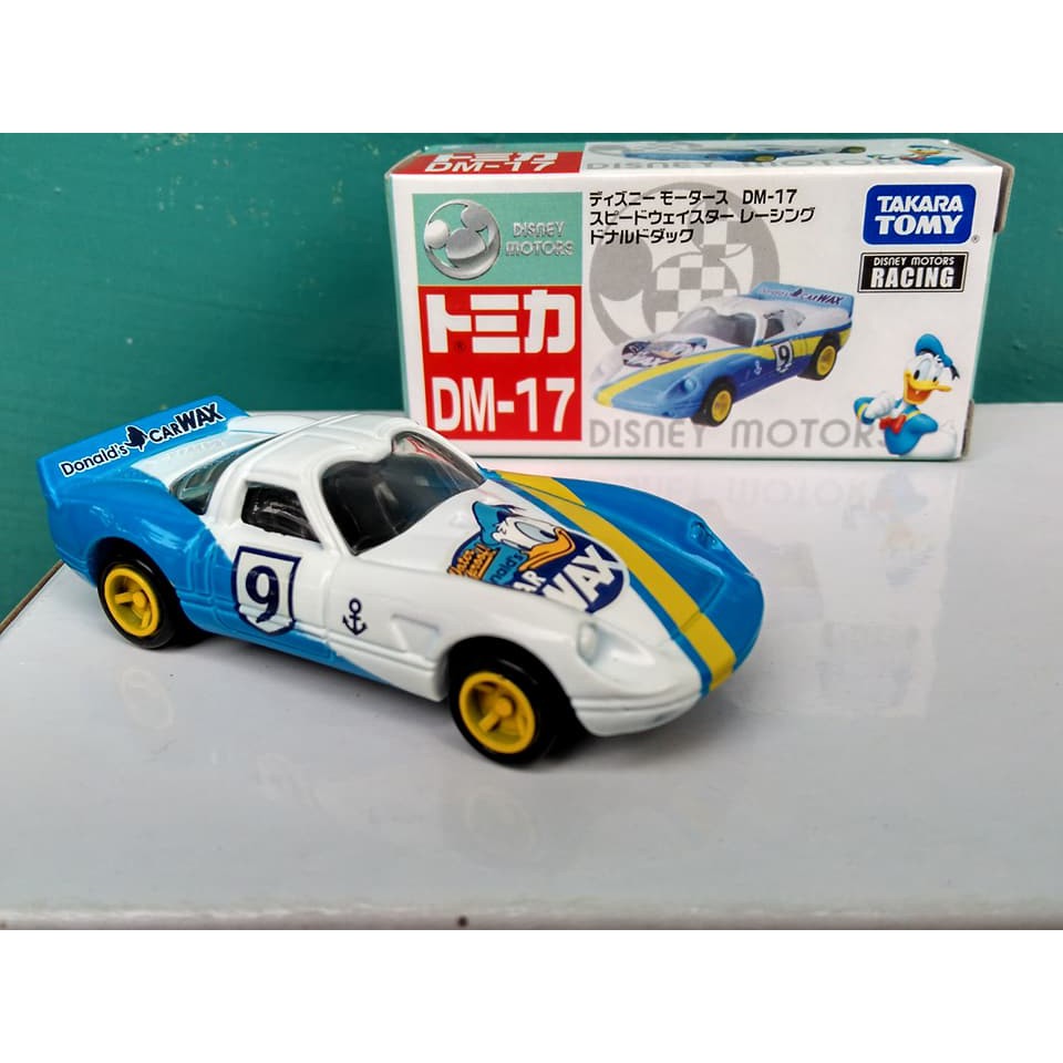 Jual Tomica Disney Motors DM-17 Donald Duck Racing Speed way star diecast mobil takara tomy ...