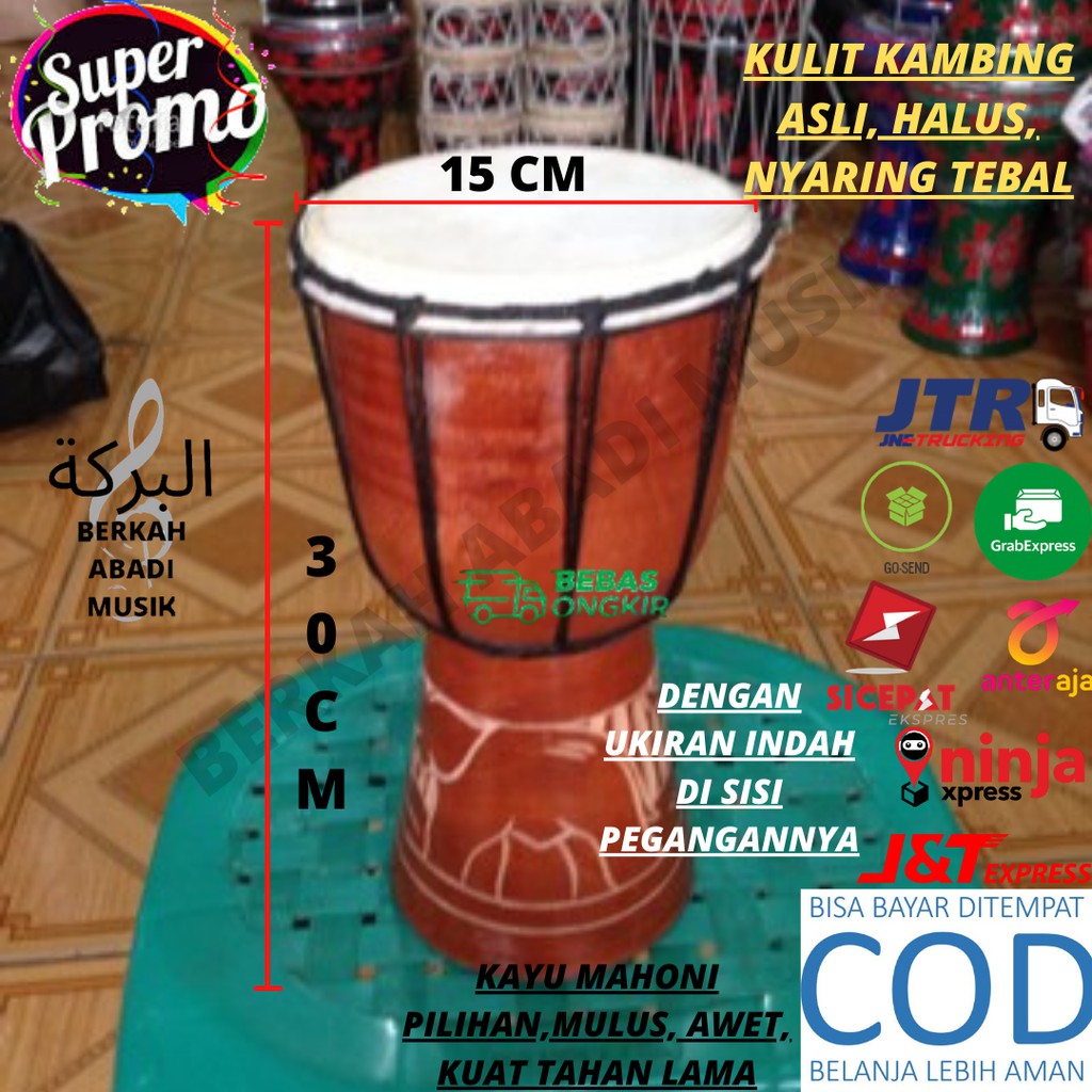 Jual JIMBE 30CM JIMBE SEDANG JIMBE ALAT MUSIK 30 CM JIMBE 30 CM Jimbe ...