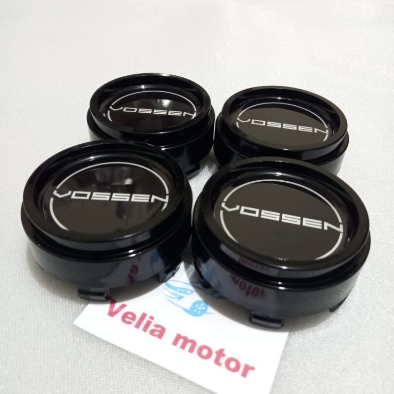 Jual dop velg racing vossen silinder hitam diameter luar 6.5 cm ...