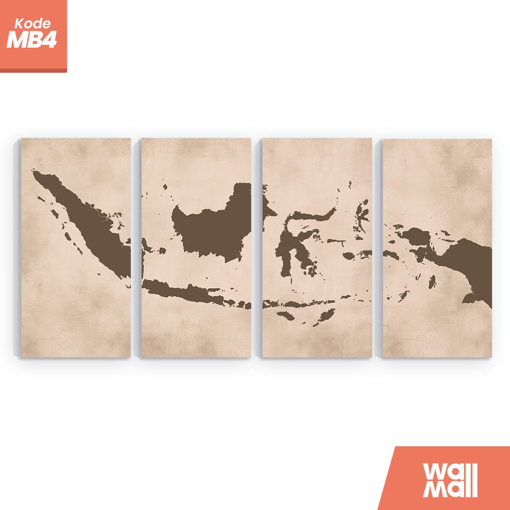 Jual WALLMALL 4 pcs Hiasan Dinding Dekorasi Rumah Pajangan Kamar Peta ...
