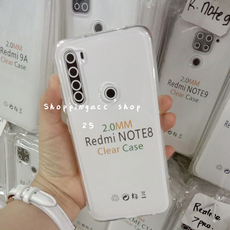 Jual CLEAR CASE XIAOMI REDMI NOTE 8 SILICONE CASE BENING TEBAL 2.0MM | Shopee Indonesia